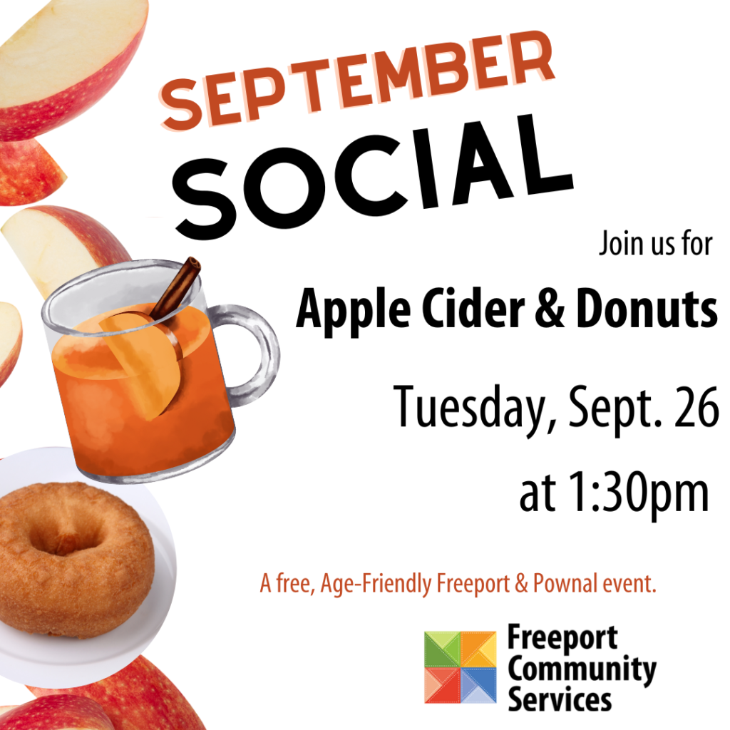Apple Cider & Donuts Social - Freeport Community Services
