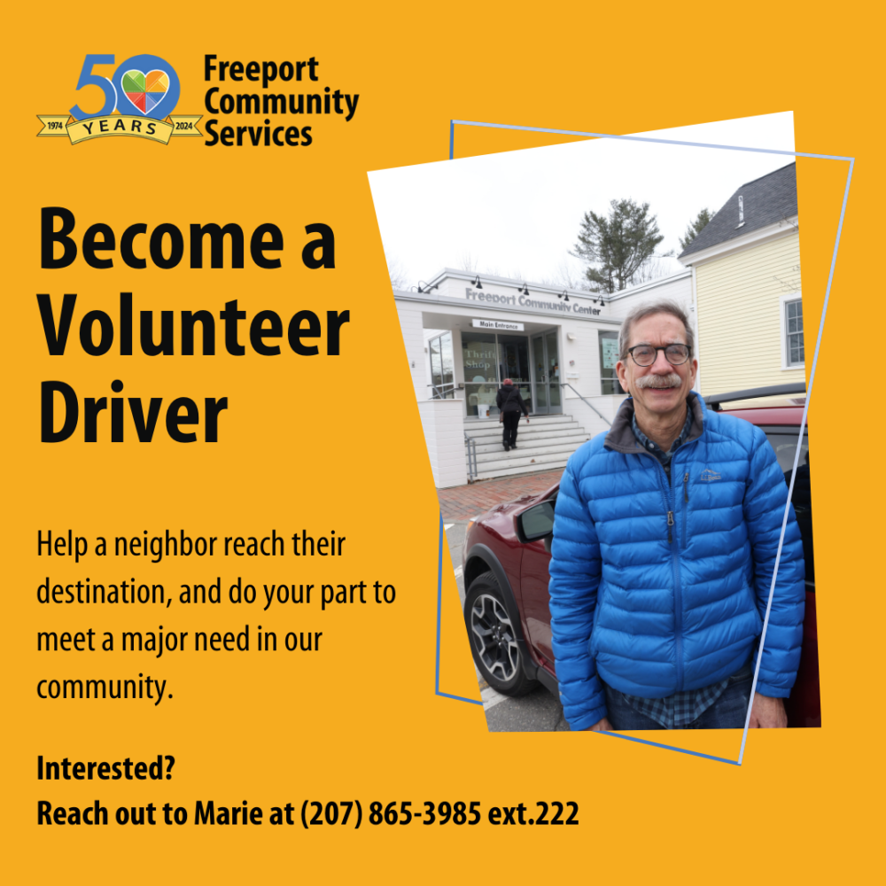 We Are Seeking Volunteer Drivers - Freeport Community Services