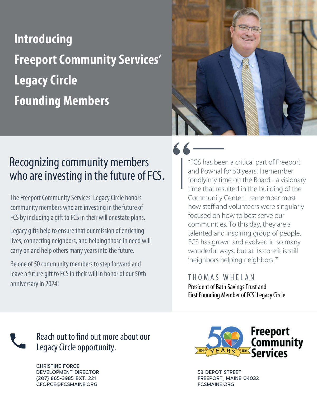 Planned Giving - Freeport Community Services